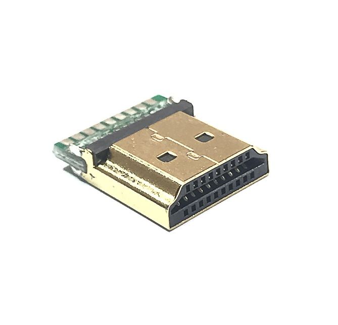 Штекер HDMI A M PCB — купить в городе Новосибирск, цена, фото — Радиомир